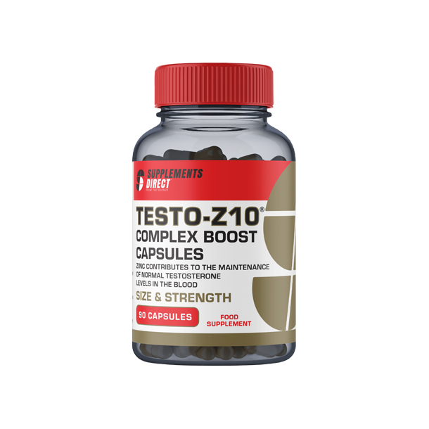 Testo-Z10 Testosterone Boost Capsules (90 Capsules)